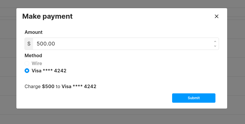 Make card payments on your invoices | CircuitHub Changelog